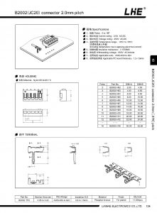 B2002(JC20) 2.0mm间距 连接器 – 浙江联和电子有限公司